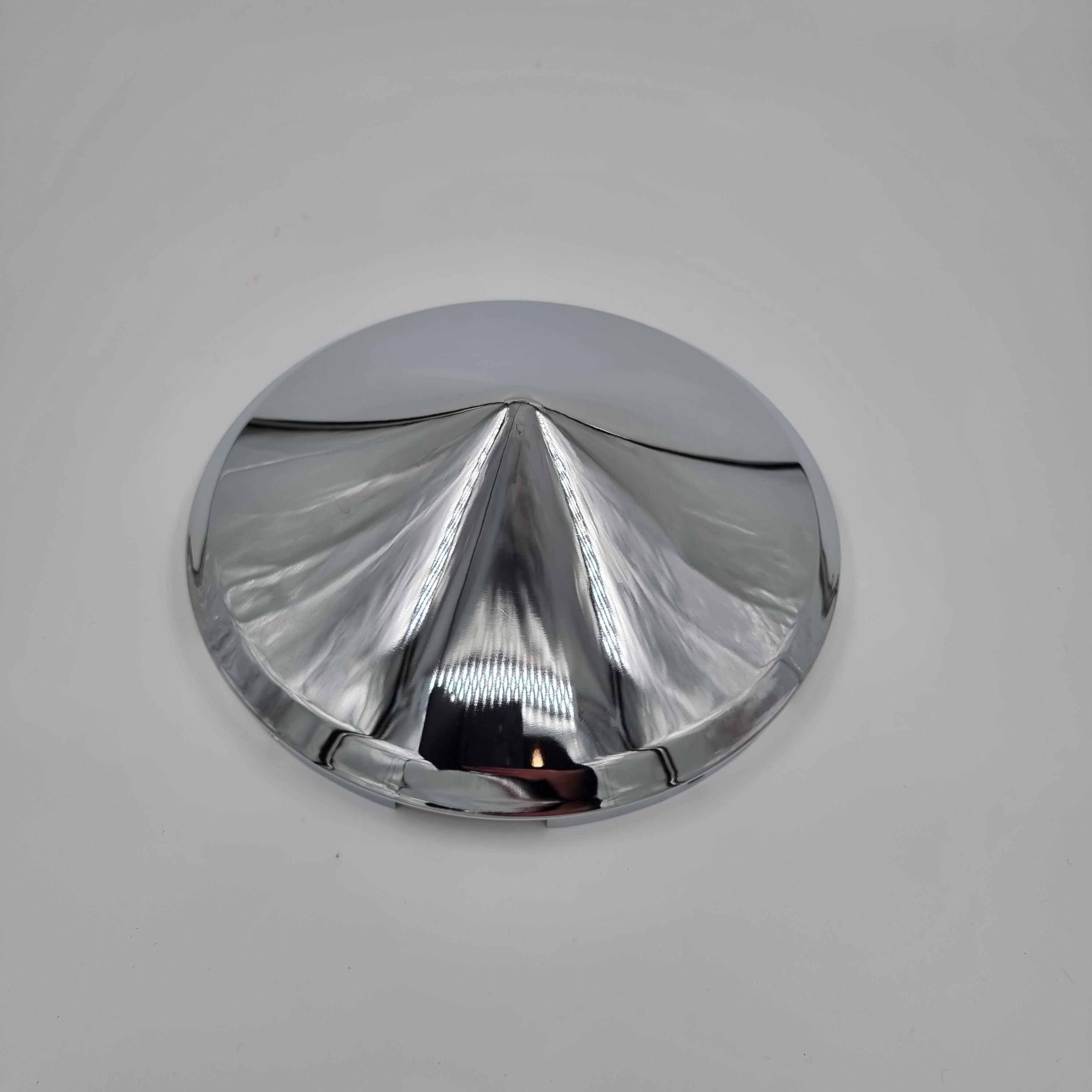 FRONT H/C POINTED 6 UNIV NOTCHES w/SHORT LIP, CHROME – Blacktop Customs