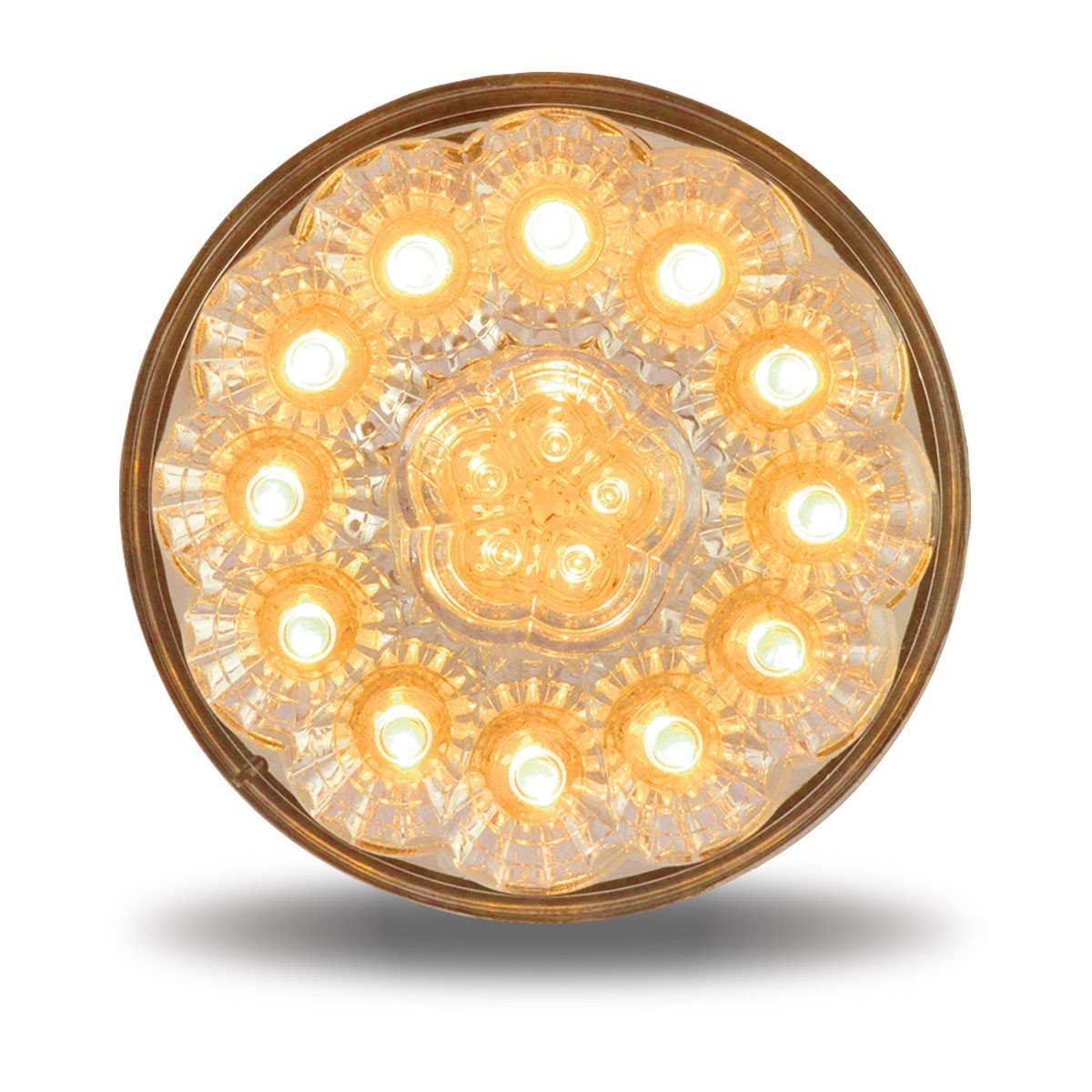 4" Clear Amber Super Diode Turn Signal Light (17 diodes) – Blacktop Customs