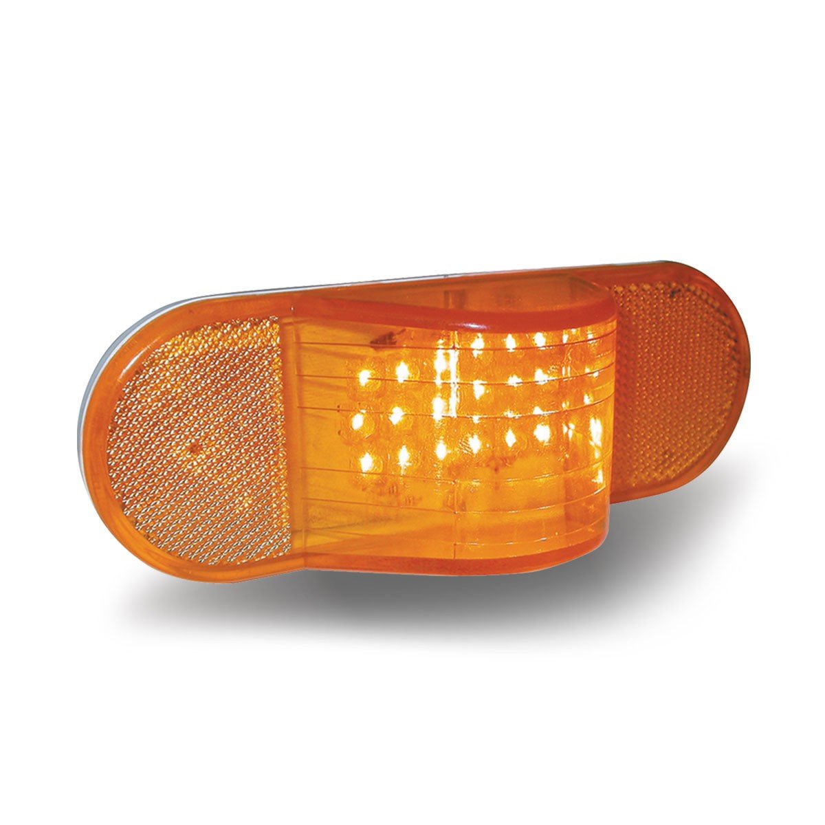 Oval Side Turn Signal & Marker LED Light with Hump (18 Diodes ...