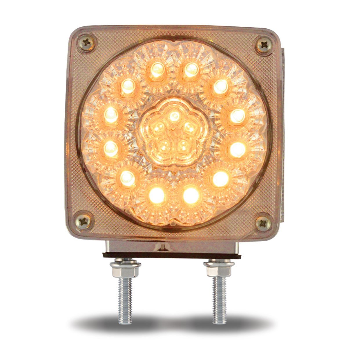 Super Diode Double Face Double Post Square Clear LED - Driver Side (38 ...